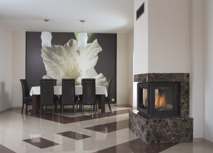 Amenajare livinguri moderne cu semineu | Infocasa