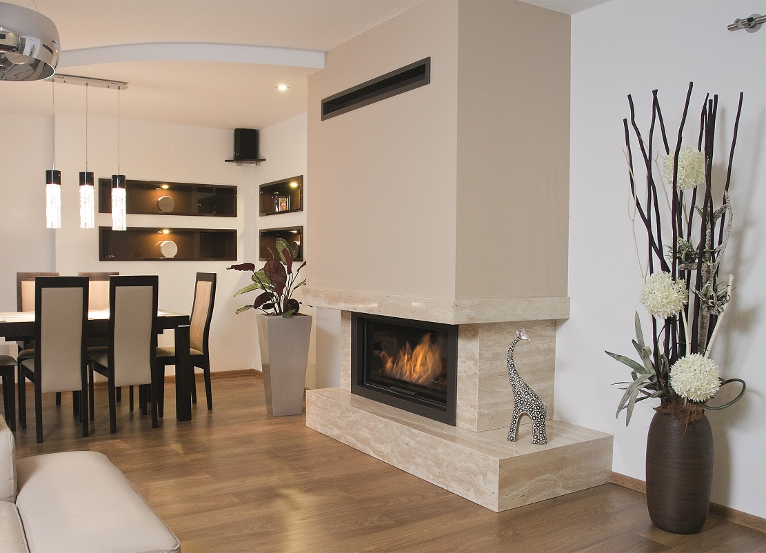 Amenajare livinguri moderne cu semineu | Infocasa