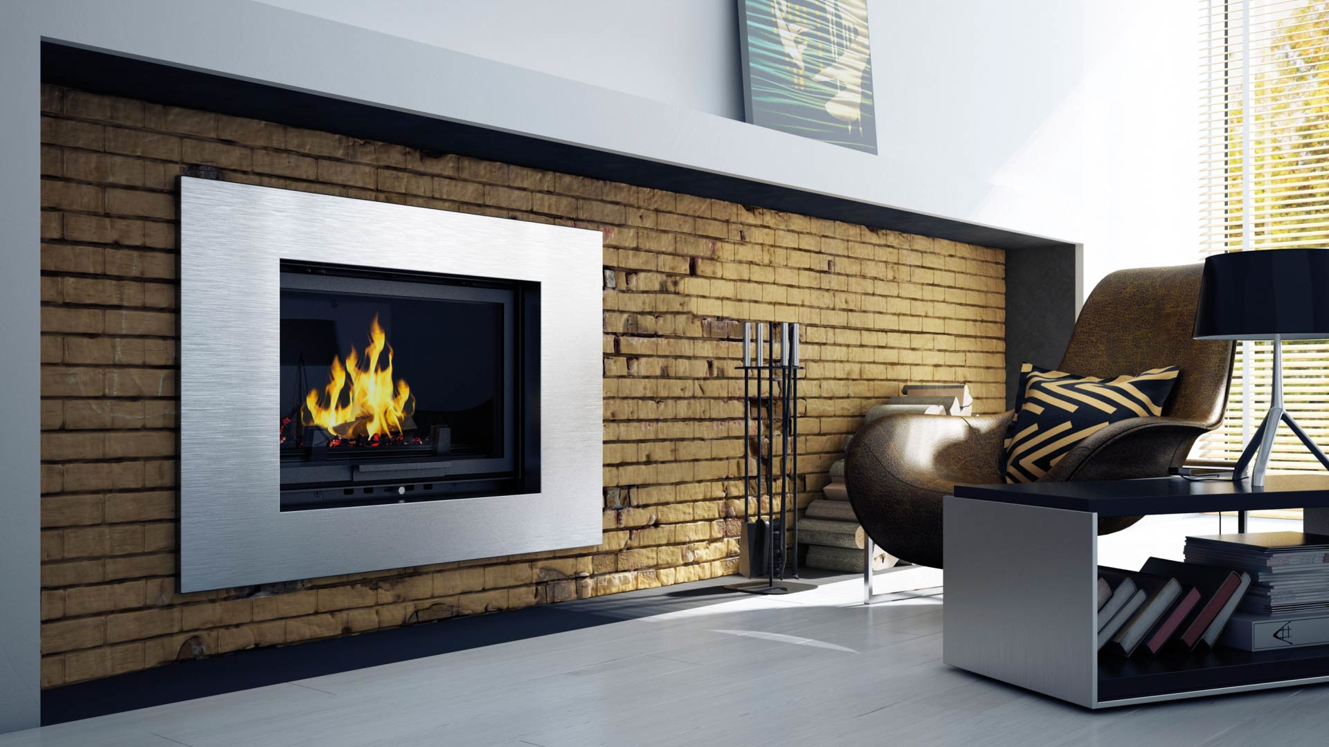100 idei de design pentru seminee pe lemne | Infocasa